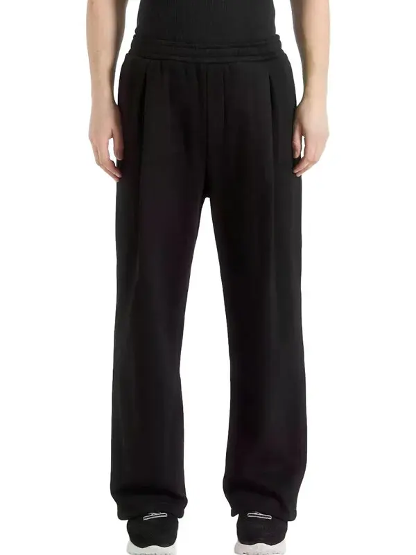 Manière De Voir Cyril Pleated Track Pants - Black