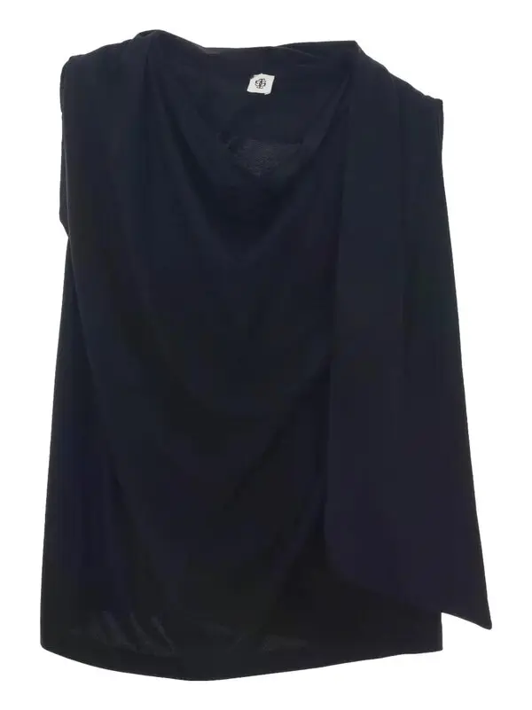 THE GARMENT Scarf Detail Top - Black