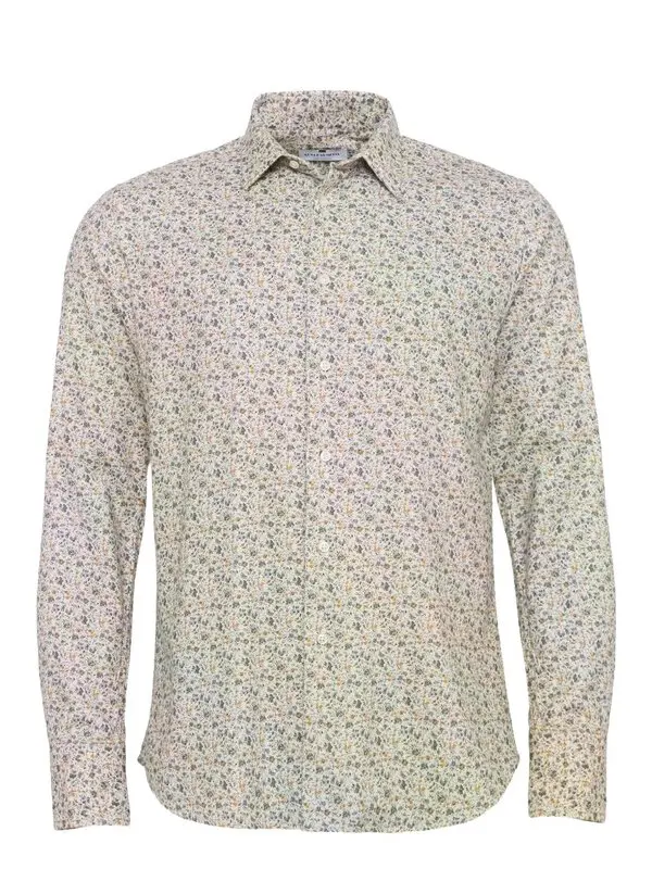 LOJA DAS MEIAS Floral-pattern Shirt - Neutrals
