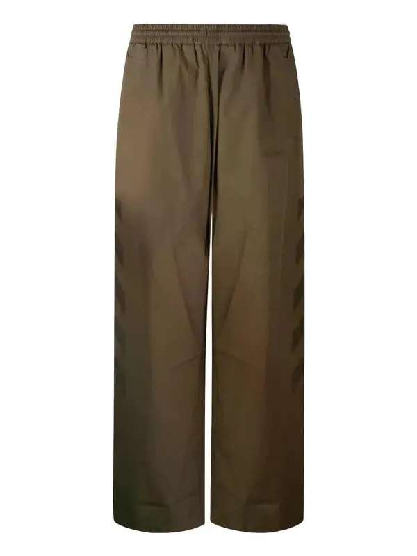 Off-White Diagonal-stripe Track Pants - Brown