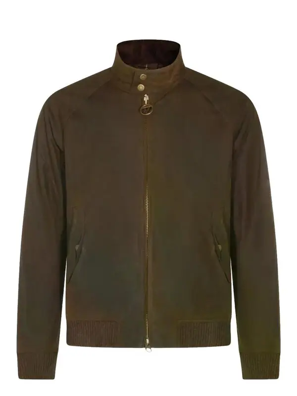 BARACUTA Zip-up Jacket - Green