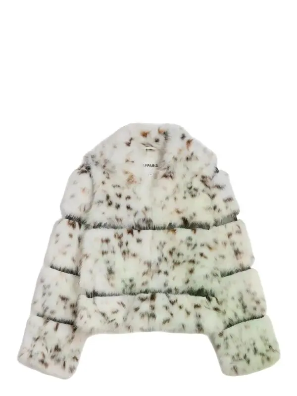 Apparis Sai Leopard Print Jacket - Neutrals