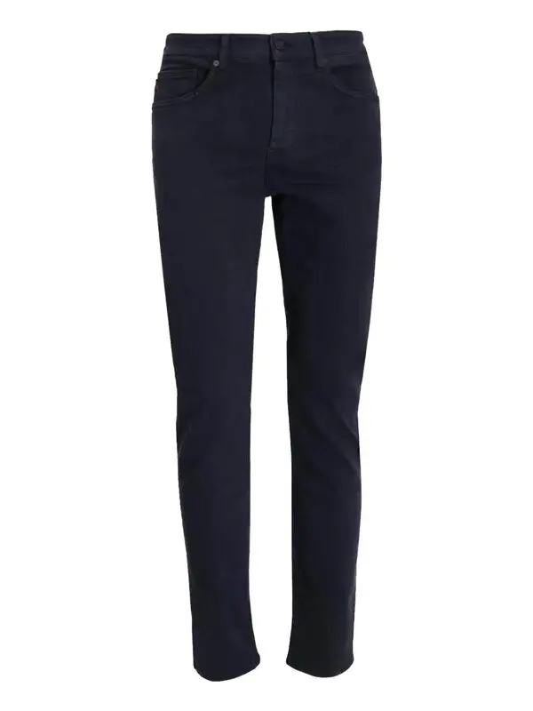 BOSS Five-pocket Cotton Trousers - Black