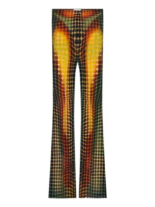 Jean Paul Gaultier Re-edition Flared Trousers - Yellow
