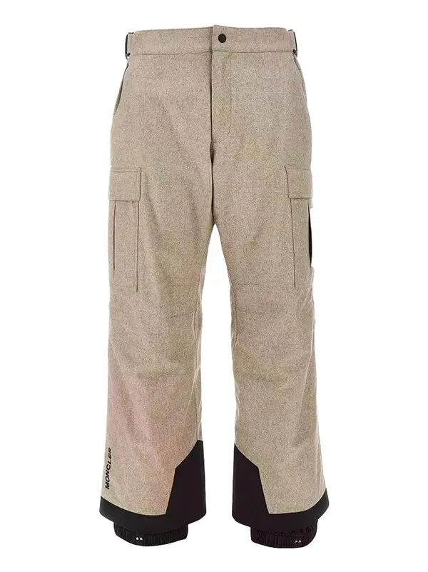 Moncler Cargo-pocket Ski Pants - Neutrals