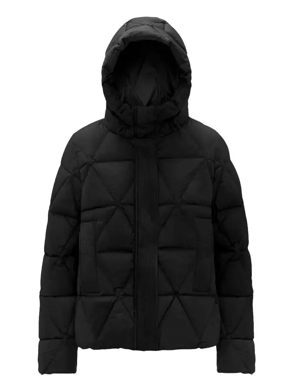 K-WAY Lethille Hooded Quilted Jacket - Black