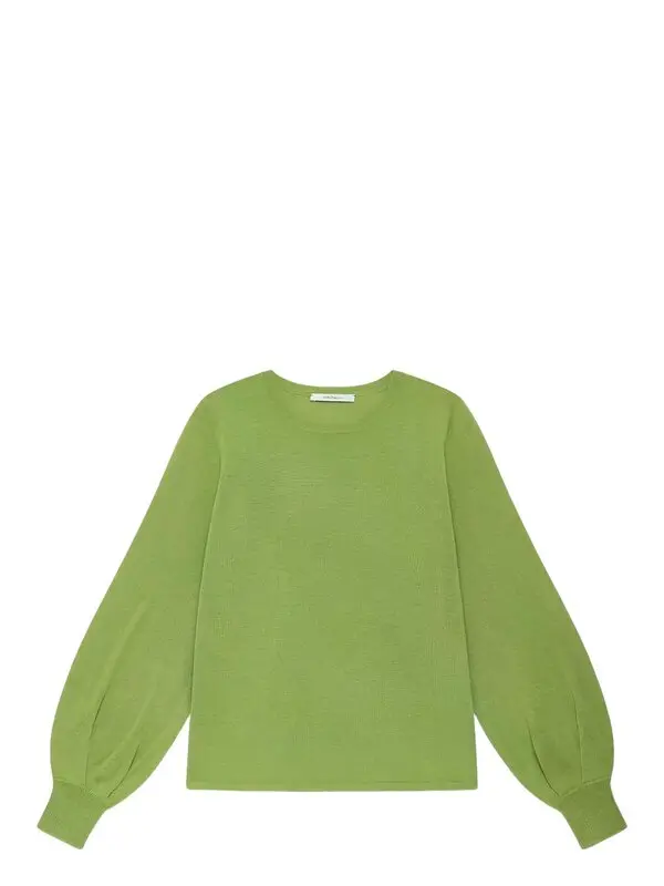 Malìparmi Balloon-sleeve Sweater - Green
