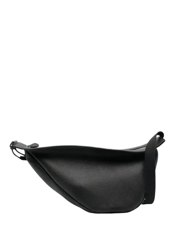 THE ROW Large Slouchy Banana Bag - Black