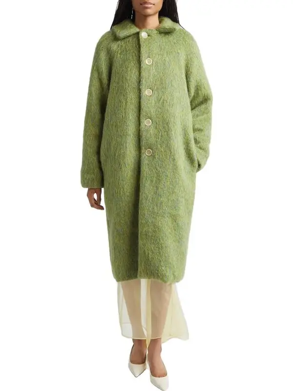 ZANKOV Frederico Wool Coat - Apple