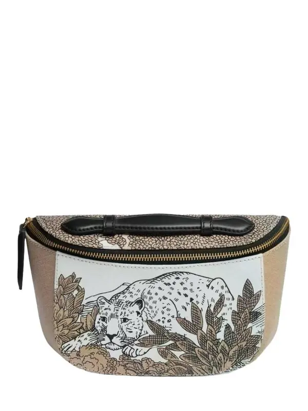 INOUI EDITIONS Animal-print Top-handle Cross Body Bag - Neutrals