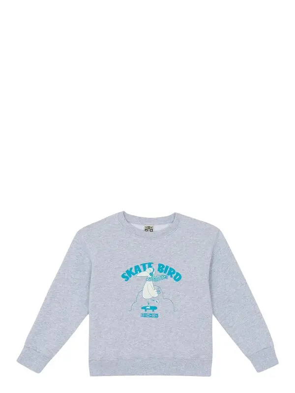 BONTON Smile Skatebird Sweater - Grey