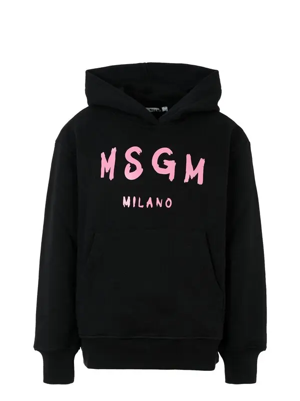 MSGM Sweatshirt With Logo - Black