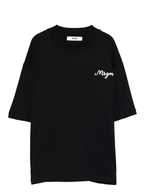 MSGM T-shirt Jersey - Black