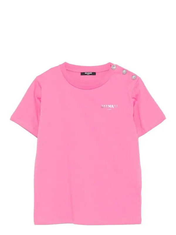 Balmain Logo T-shirt - Pink
