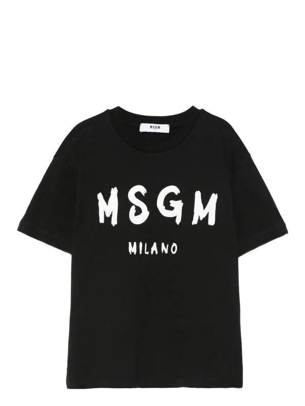 MSGM Logo T-shirt - Black