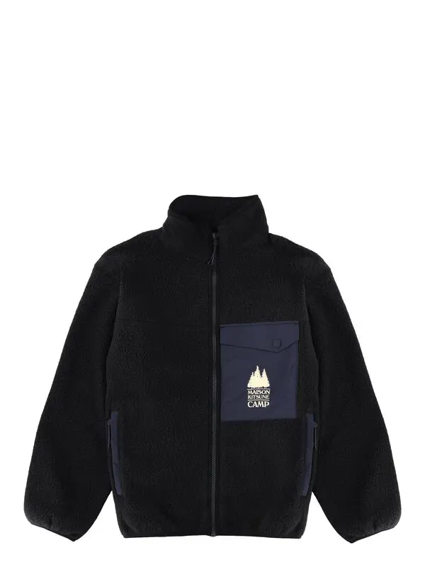 Maison Kitsuné Fleece Jacket - Black