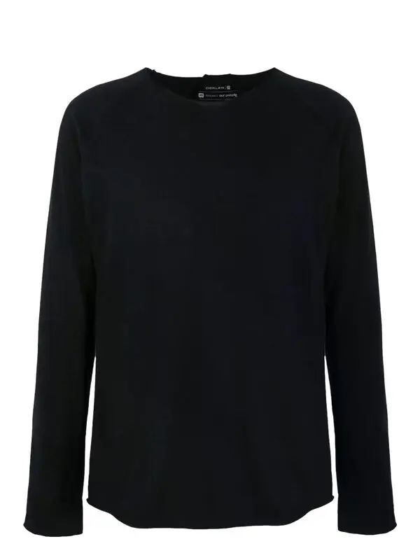 OSKLEN Raw-cut Long-sleeve T-shirt - Black