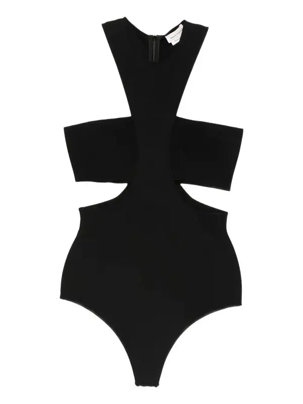 Alexander McQueen Cutout Top - Black