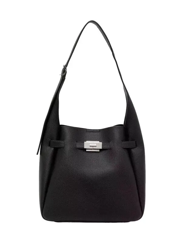 Dkny Buckle-detail Tote Bag - Black