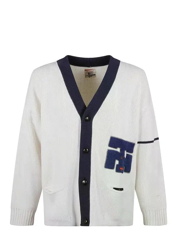 Champion Wool-blend Cardigan - White