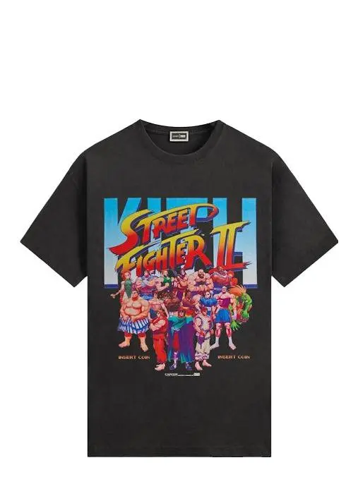 Kith X Capcom Super Street Fighter Vintage Tee Shirt - Black