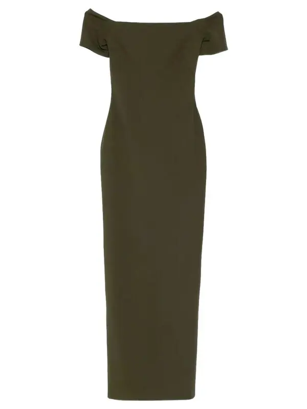 Solace London Nile Maxi Dress - Green