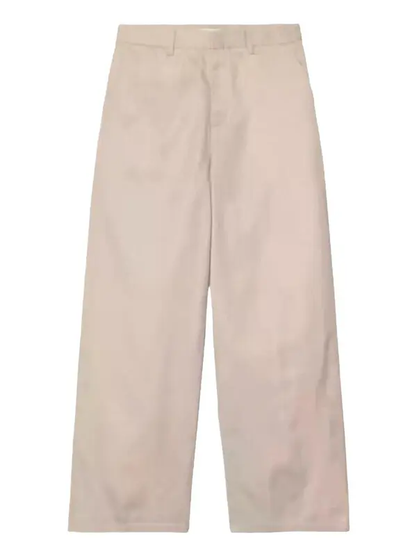 Carhartt Work In Progress Omak Logo-patch Trousers - Neutrals