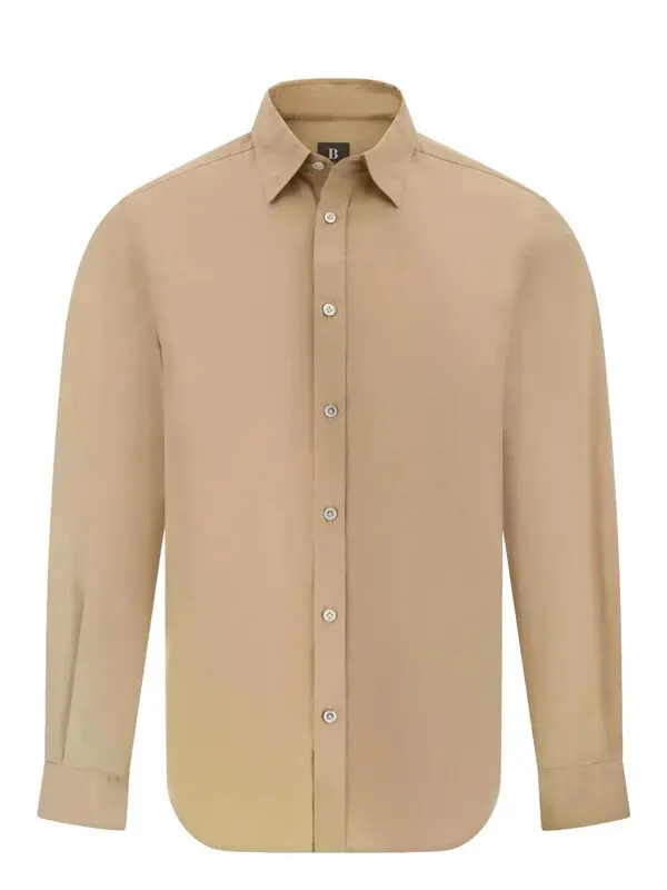Boggi Milano Closed-collar Shirt - Neutrals