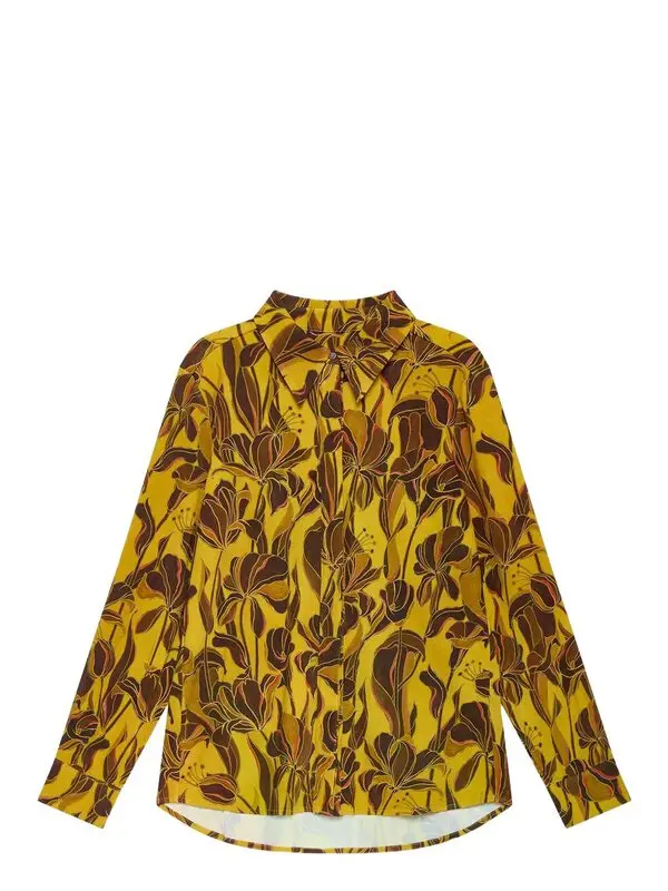 Malìparmi Floral Print Balé Da Lily Shirt - Yellow