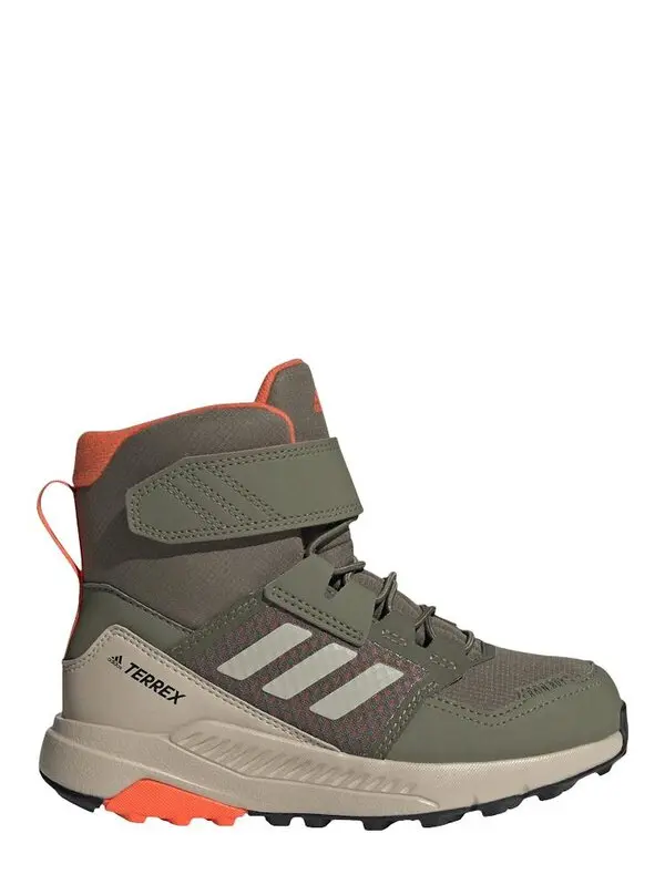 Adidas Terrex Trailmaker High Cold.rdy Boots - Olive Strata/wonder Beige/semi Impact Orange