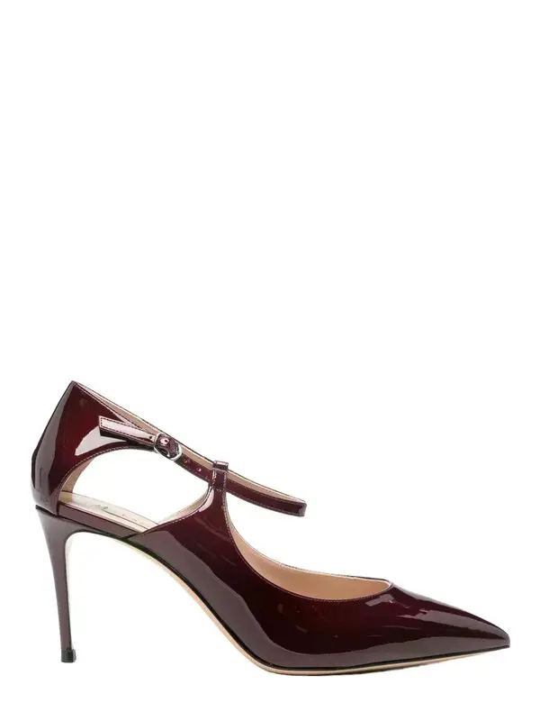 Casadei 80mm Pointed-toe Pumps - Red