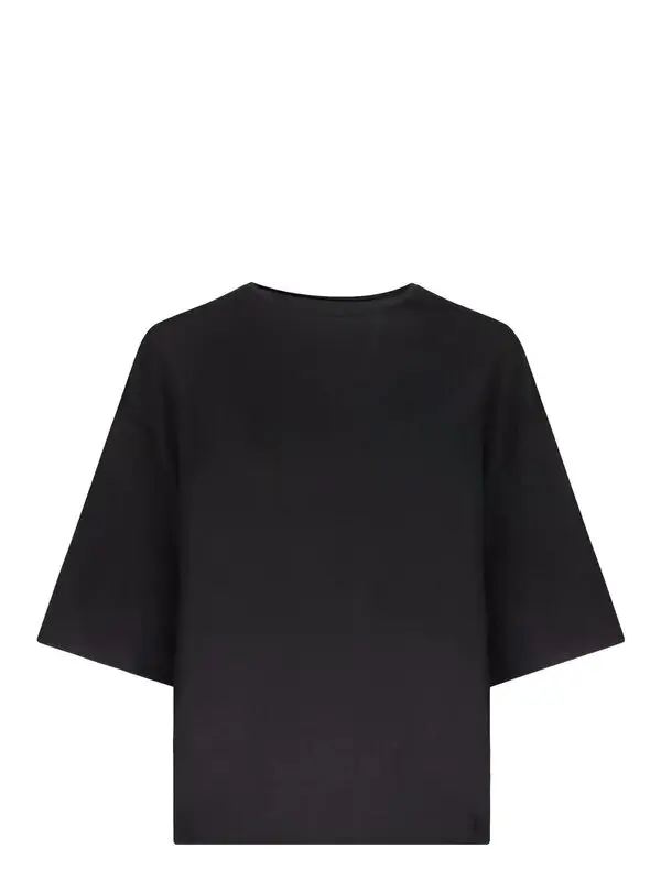 Loulou De Saison Drop-shoulder T-shirt - Black