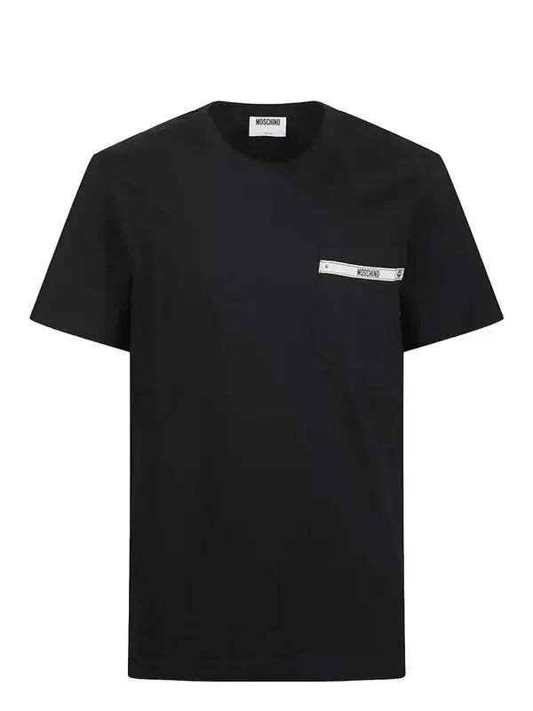 Moschino Loho-pocket T-shirt - Black