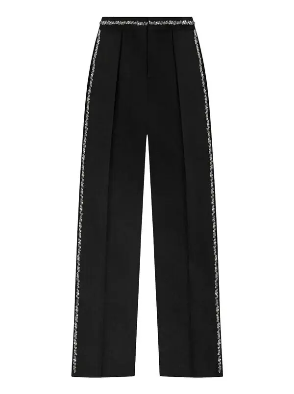 Manière De Voir Embellished Trousers - Black