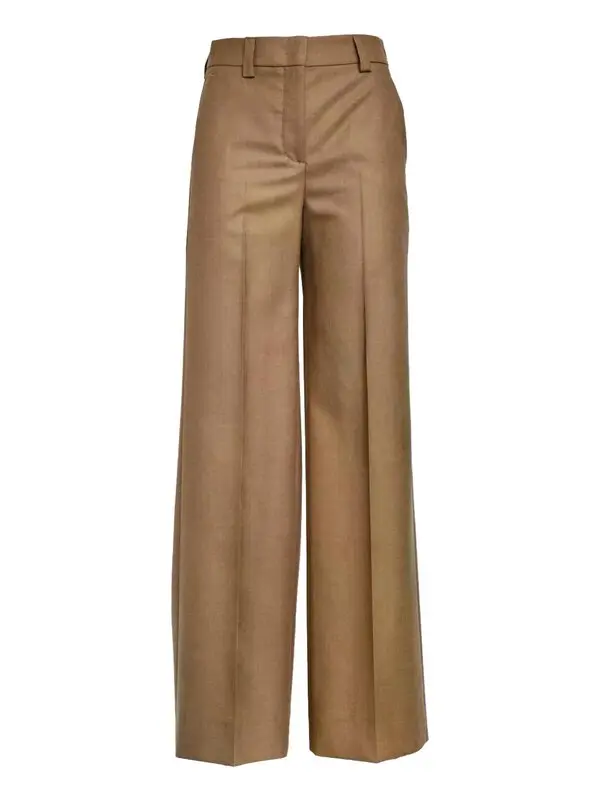 Incotex Neera Pressed-crease Trousers - Brown