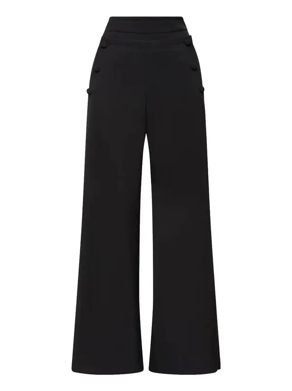 Malìparmi Button Trousers - Black