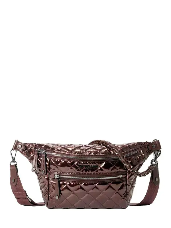 Mz Wallace Small Quilted Belt Bag - Red