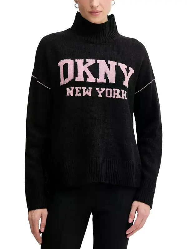 Dkny Roll-neck Sweater - Black