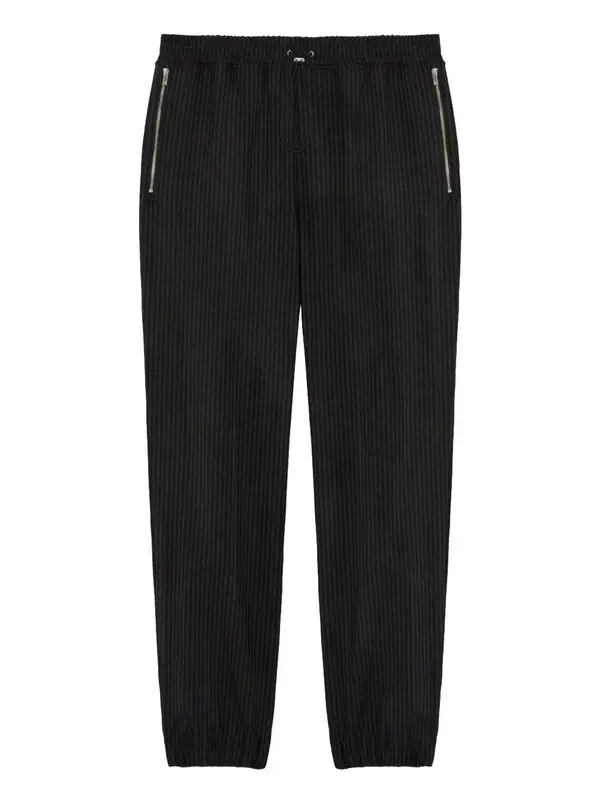 Ahluwalia Zip-pocket Drawstring Trousers - Black