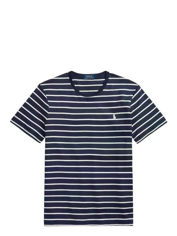 Polo Ralph Lauren Striped Logo T-shirt - Blue