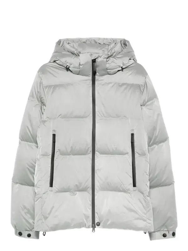 ALPHATAURI Hooded Zip-up Padded Jacket - Grey