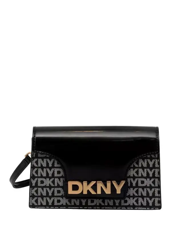 Dkny Logo Satchel - Black