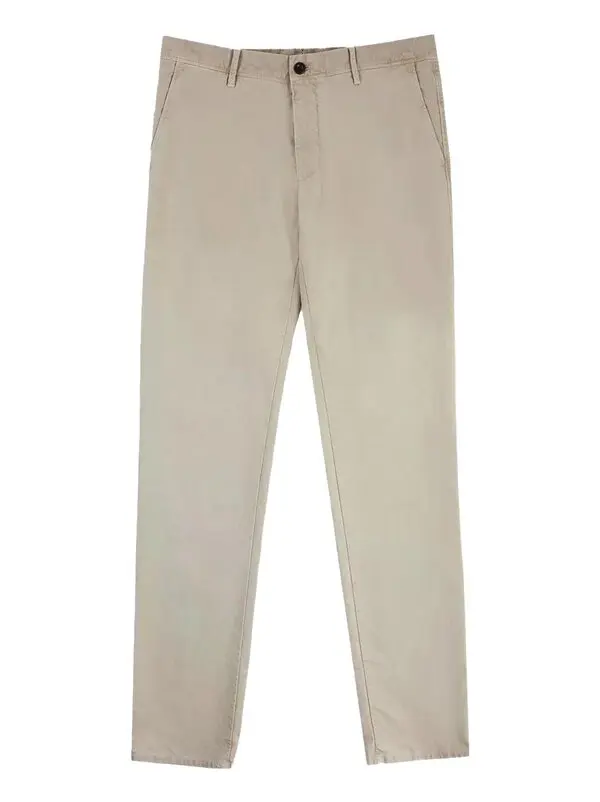 Incotex Tricochino Straight Trousers - Neutrals
