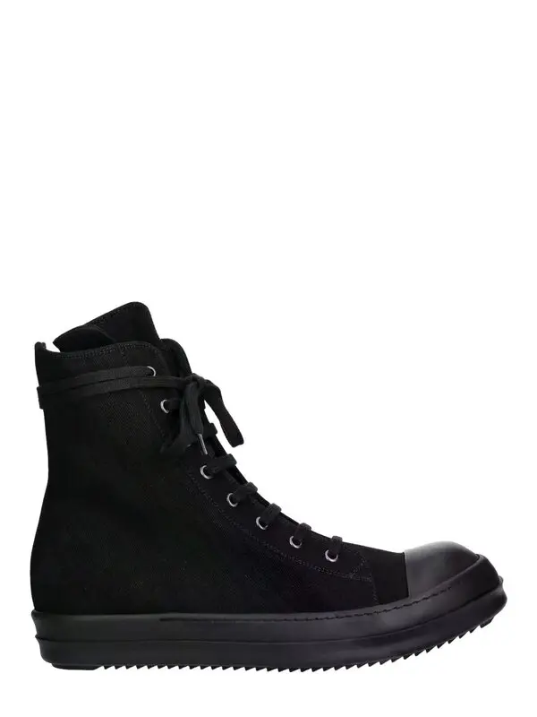 Rick Owens Sneaks Side-zip Sneakers - Black