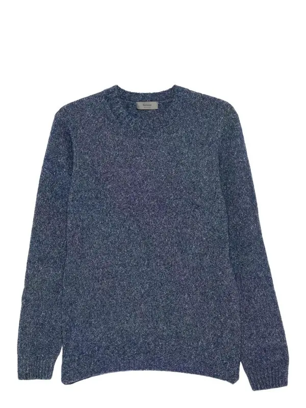 FERRANTE Crew-neck Sweater - Blue