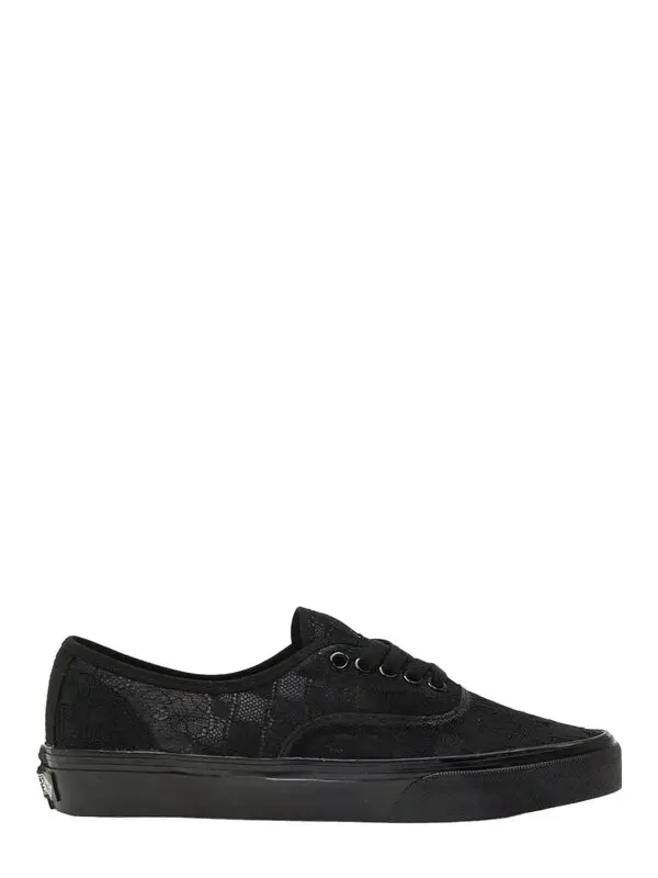 VANS Heritage Checkered Lace Authentic Sneakers - Black