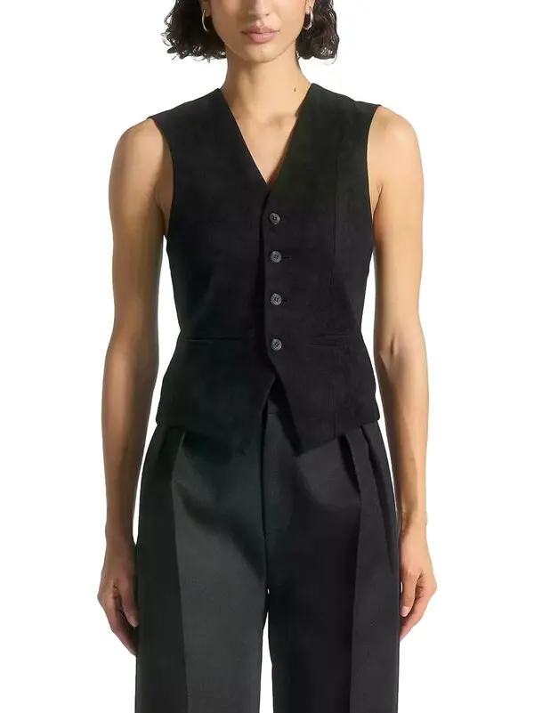 Manière De Voir Christine Waistcoat - Black