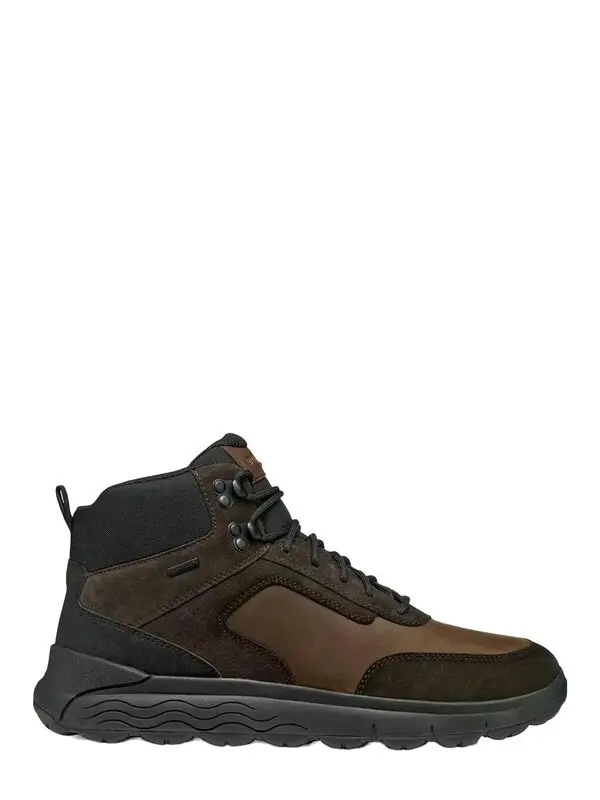 Geox Spherica 4x4 Abx Panelled Boots - Brown