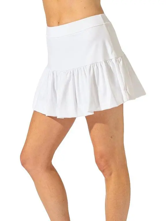 BOBBE ACTIVE Challenger Bubble Skirt - White
