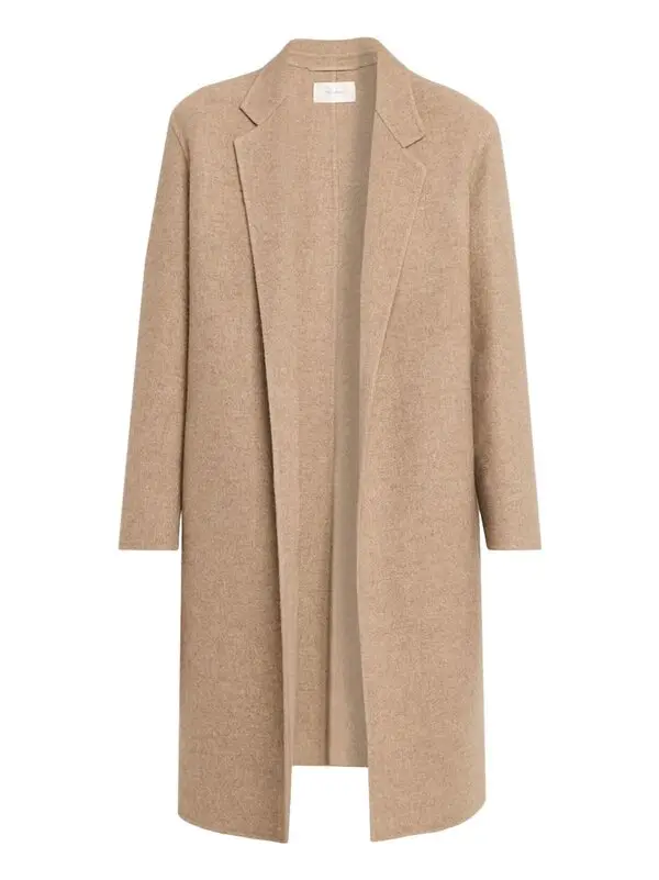 THE ROW Fedra Cashmere Open Coat - Natural